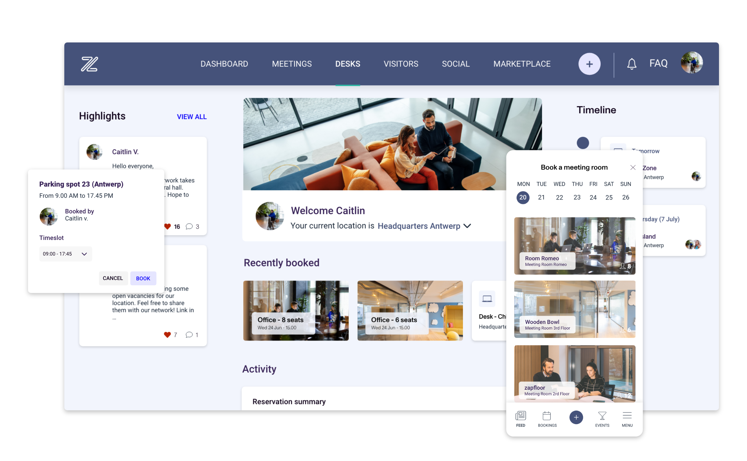 zapfloor | Workspace management software